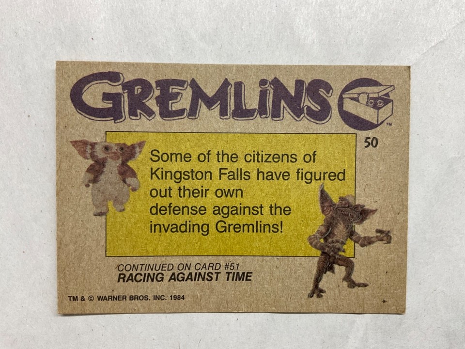 1984 Topps Gremlins Movie Trading Cards Complete Your Set You U Pick ...
