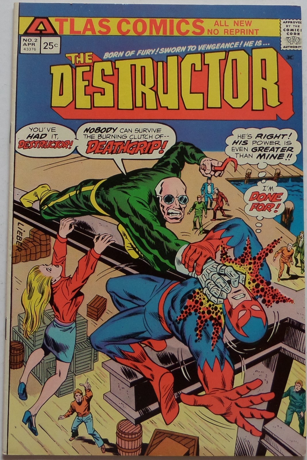 Destructor #2 (Apr 1975, Atlas Comics), NM, Steve Ditko/Wally Wood ...