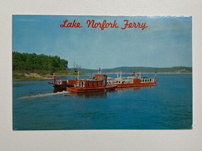Henderson Arkansas Lake Norfork Ferry Boat Vintage Postcard Unposted | eBay
