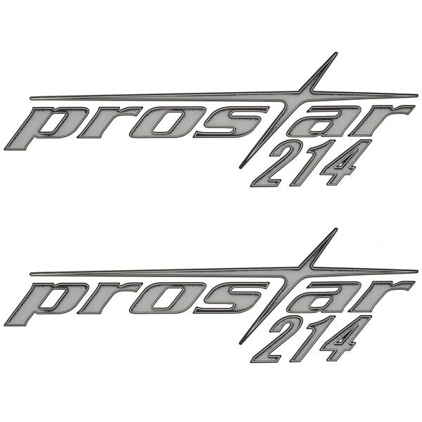 MasterCraft Boat Raised Decal 750037 | OEM ProStar 214 Silver (Pair) | eBay
