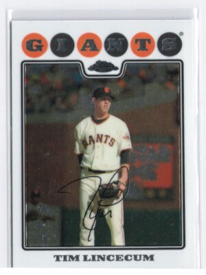 2008 Topps Chrome Tim Lincecum #47 San Diego Giants | eBay