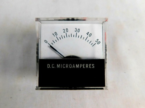 Honeywell Analog Panel Meter DC 0-50 microamperes | eBay