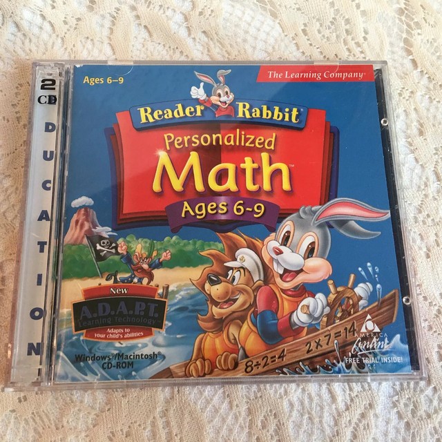 The Learning Company Reader Rabbit's Personalized Math Ages 6-9 for PC ...