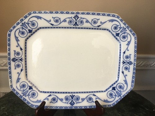 Burgese & Leich Middleport Pottery Platter Burslem Leighton 13 1/2 ...