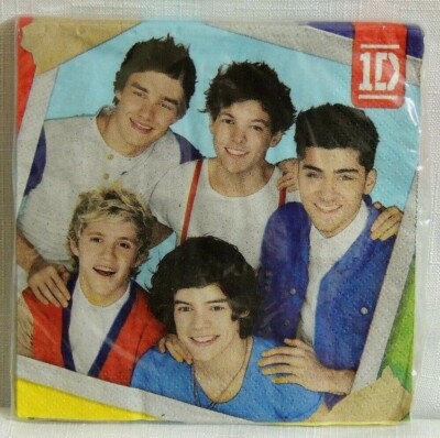 ID --ONE DIRECTION 16-PAPER DESSERT NAPKINS PARTY SUPPLIES | eBay