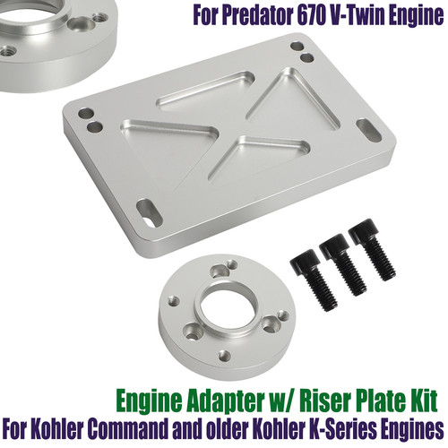 For Kohler Command to Predator 670 Flywheel V-Twin Engine Adapter ...