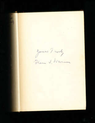 Glenn "Pop" Warner Signed 1927 book "Football for Coaches" psa/dna | eBay