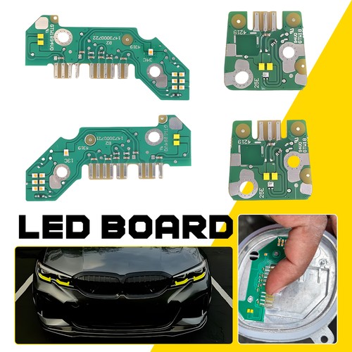 Yellow Angel Eyes DRL LED Boards For BMW G20 330e 330i M340i 2019-21 ...