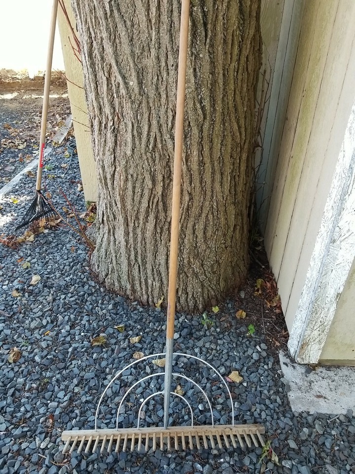 Vintage Wood and metal Farm Rake | eBay