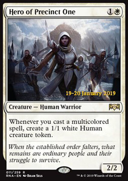 MTG HERO OF PRECINCT ONE FOIL ITALIAN EXC EROINA DEL PRIMO DISTRETTO | eBay