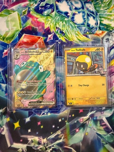 Iono's Bellinolt ex Premium Collection Promo Cards Tadbulb and ...