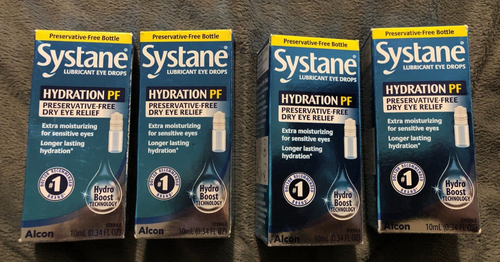 New Lot Of 4 Boxes Systane Hydration PF Lubricant Eye Drops 4x10ml ...