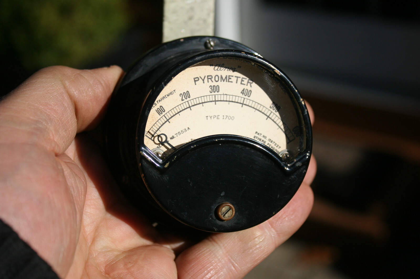 Alnor Vintage Pyrometer Gauge - Illinois Testing Equipment - Model 1700 ...