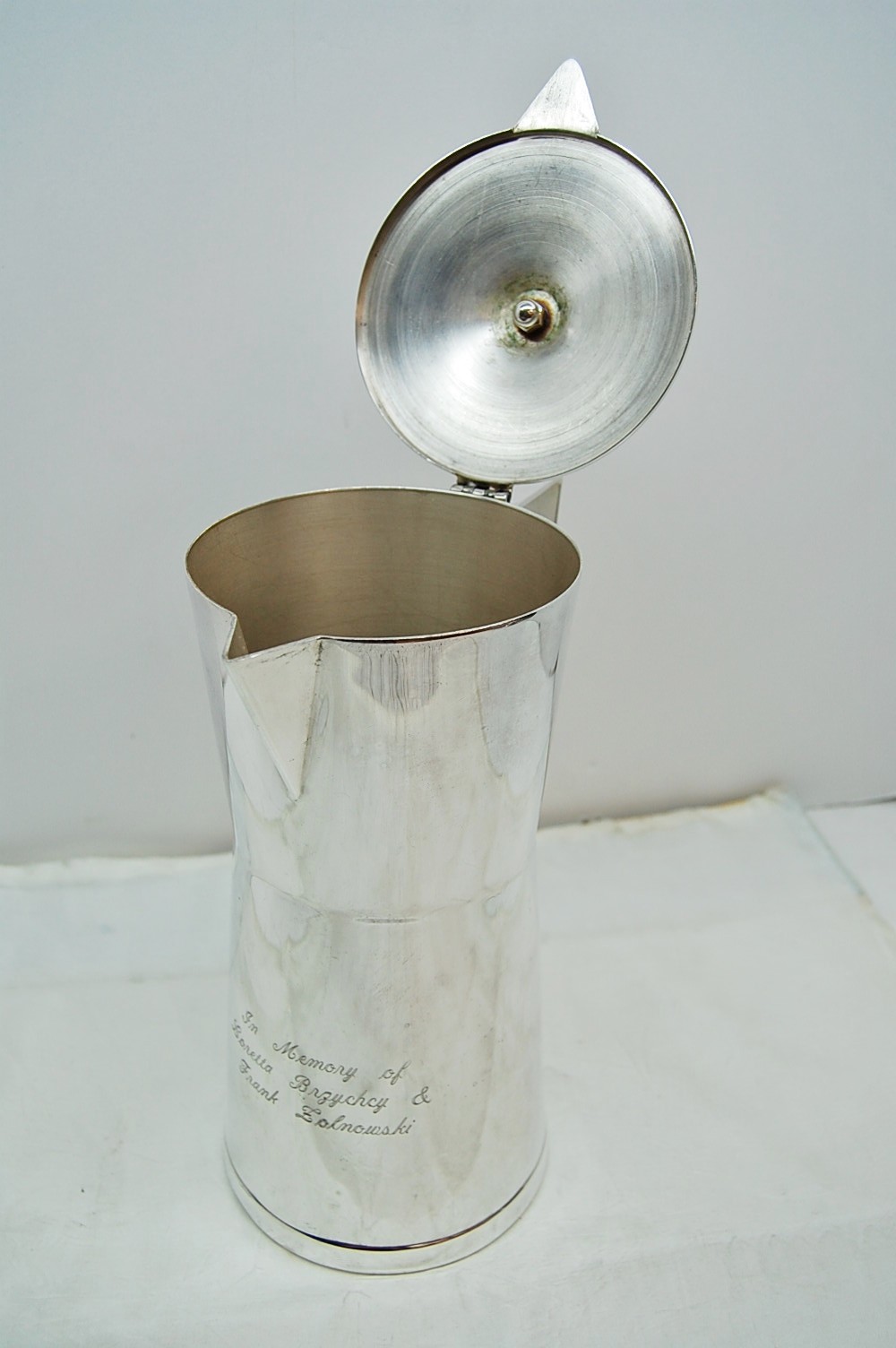 SILVER PLATED CHURCH FLAGON / WATER JUG / PITCHER / EWER - 11" (B) | eBay