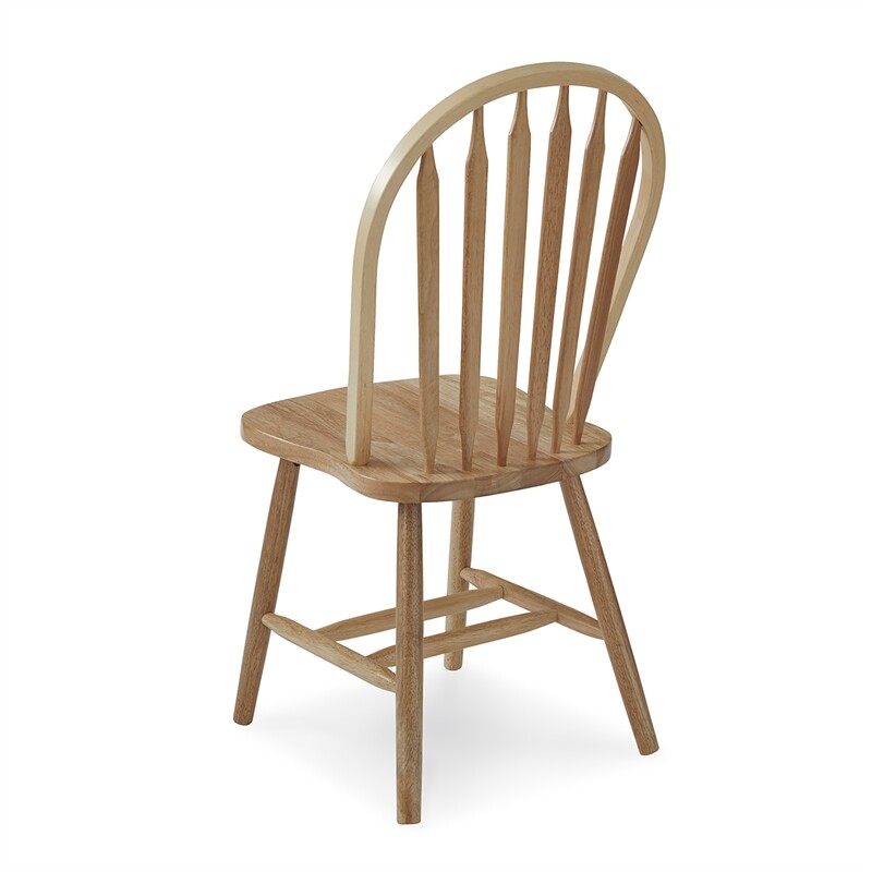 Windsor Solid Wood Arrowback Chair in Natural | eBay