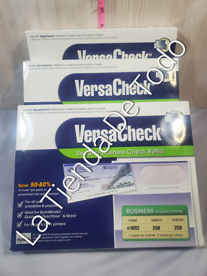 750 BLANK CHECKS FORM #1002 OR # 1002 FOR VERSACHECK OR VERSA CHECK ...