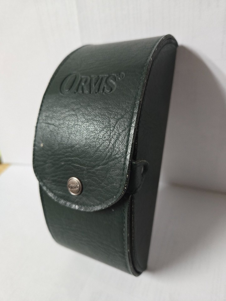 Orvis Sunglasses Case, "Half Moon" Button Up Hard Case 6 inch | eBay