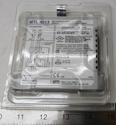 MTL 4013 Two Channel Switch/Proximity Detector - NEW! | eBay