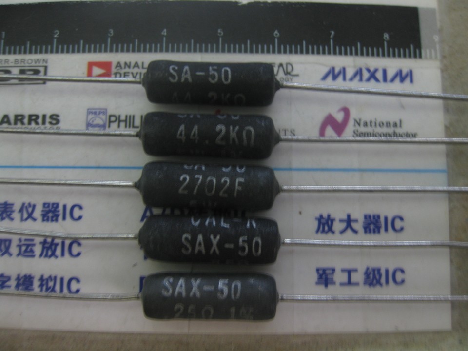 1x SA-50 3K3 1% 5W GAL-R Wirewound Resistors 3.3Kohms | eBay