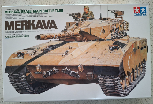 Tamiya 1/35 MERKAVA Israeli Main Battle Tank unmade model kit 35127 ...