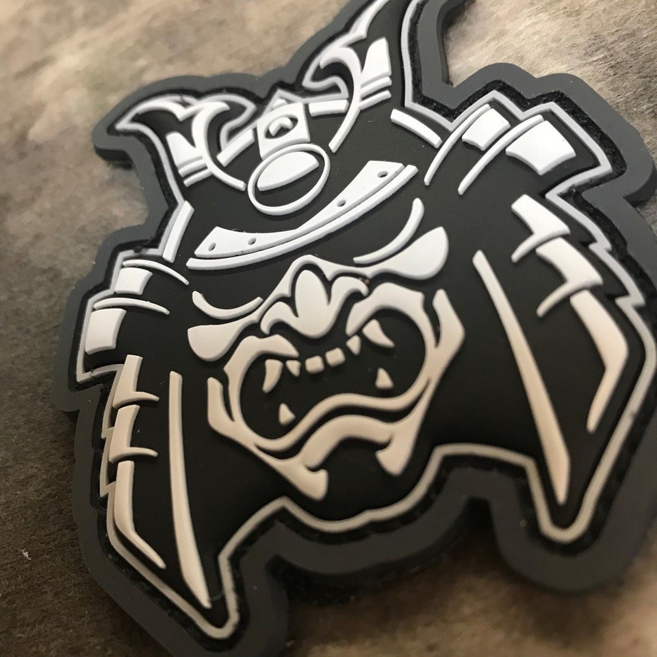 Samurai Head PVC Morale Patch | eBay