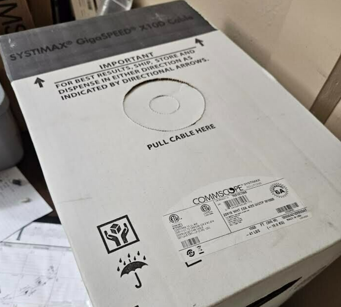 CommScope 2091B Systimax Cat 6a 1000ft Plenum Cable for sale online | eBay