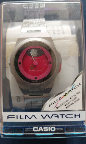 Casio Pela Film Watch FS-08F-1MUR: Red dial colour, in original box ...