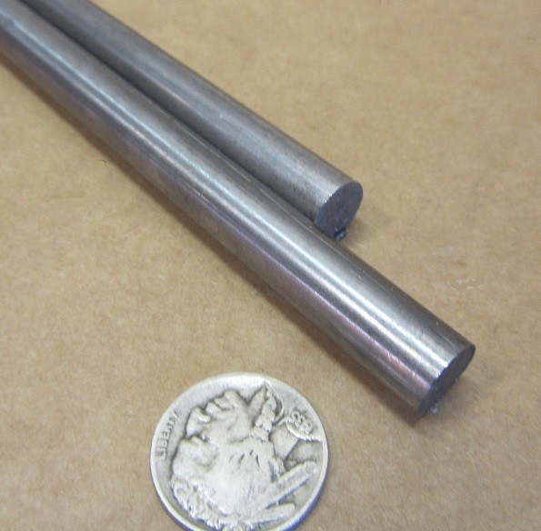 12L14 Steel Unpolished Rod Round Bar, 7/16" Dia x 3 Foot Length, 2 Pcs ...