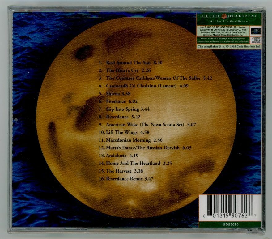 BILL WHELAN RIVERDANCE - MUSIC FROM THE SHOW CD, BRAND-NEW, SEALED ...