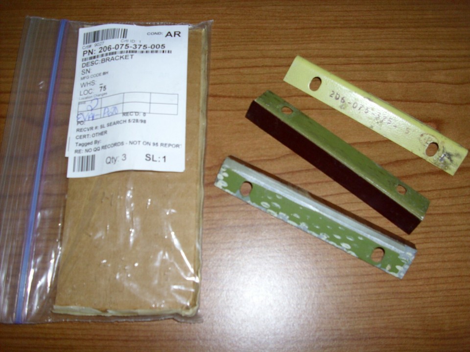 Bell 206 Helicopter Brackets 206-075-375-005 | eBay