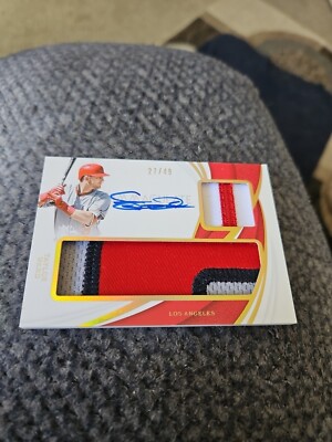 2019 Panini Immaculate Baseball Taylor Ward Auto Autograph Patch Relic ...