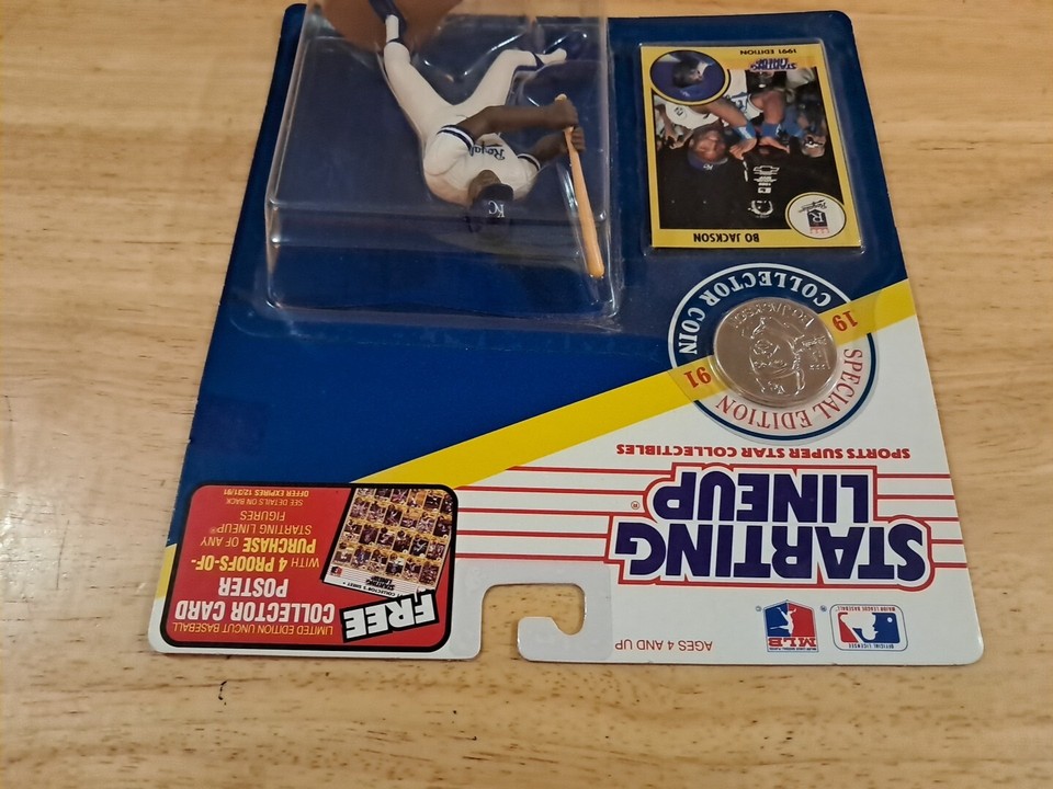1991 BO JACKSON KENNER STARTING LINEUP KC Royals | eBay