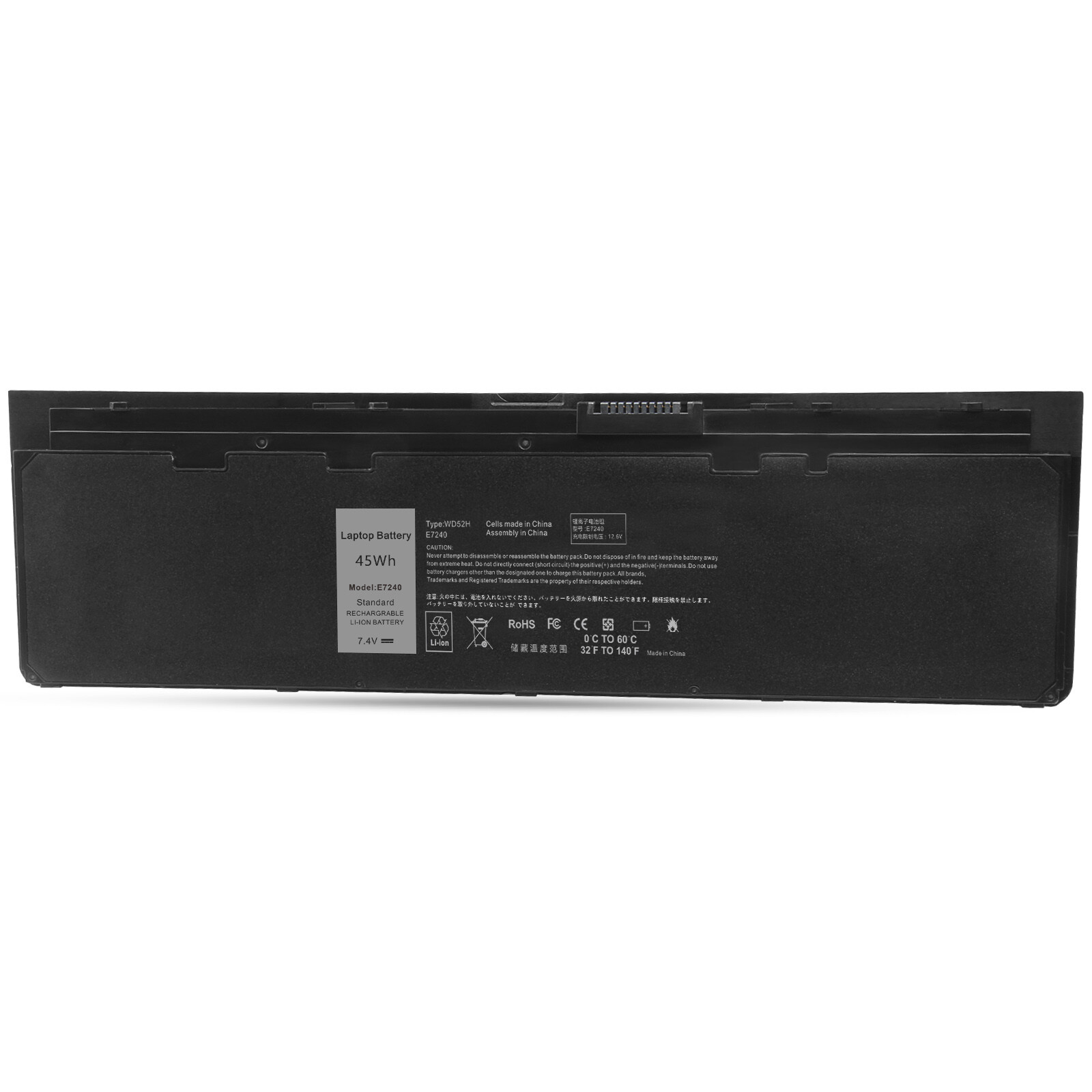 For Dell Latitude E7240 E7250 7.4V 45Wh Laptop Battery 9C26T GVD76 ...