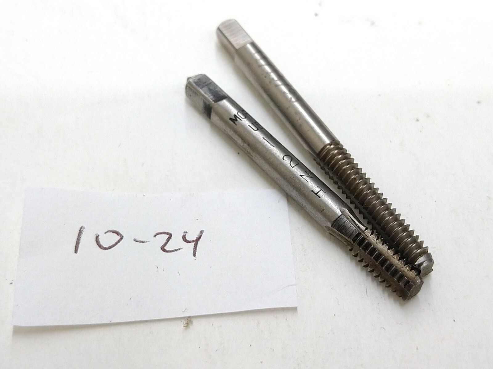 Lot of (2) Taps 10-24 Right Hand Threading tool #10-24 USA | eBay