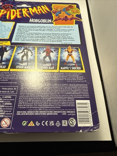 Spider-man Marvel Legends Spiderman Villains- Hammer Head-Hob Goblin ...