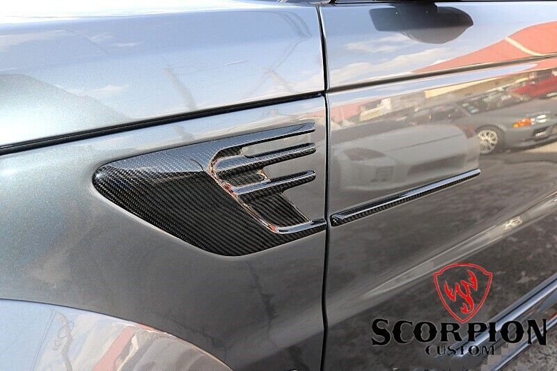 Fit For Range Rover Sport SVR Front Fender Carbon Fiber Side Vent | eBay