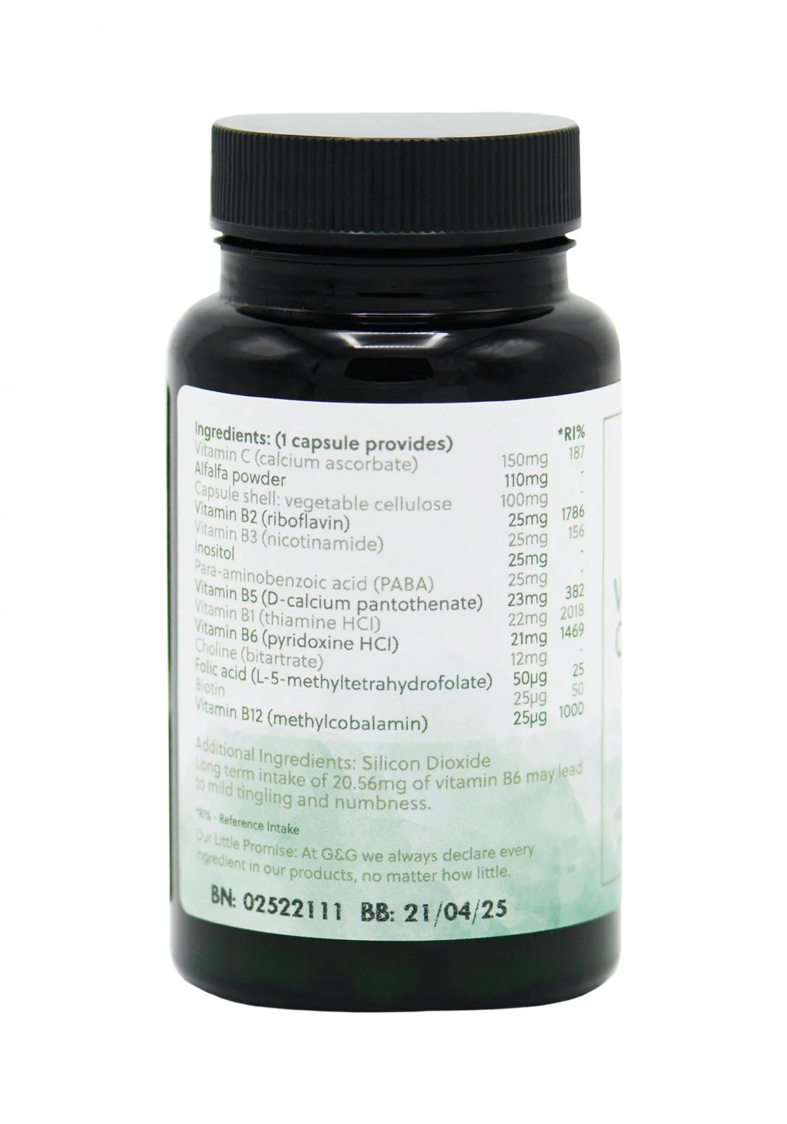 G&G Vitamins Complesso Vitamine B & Vitamina C 60's | eBay