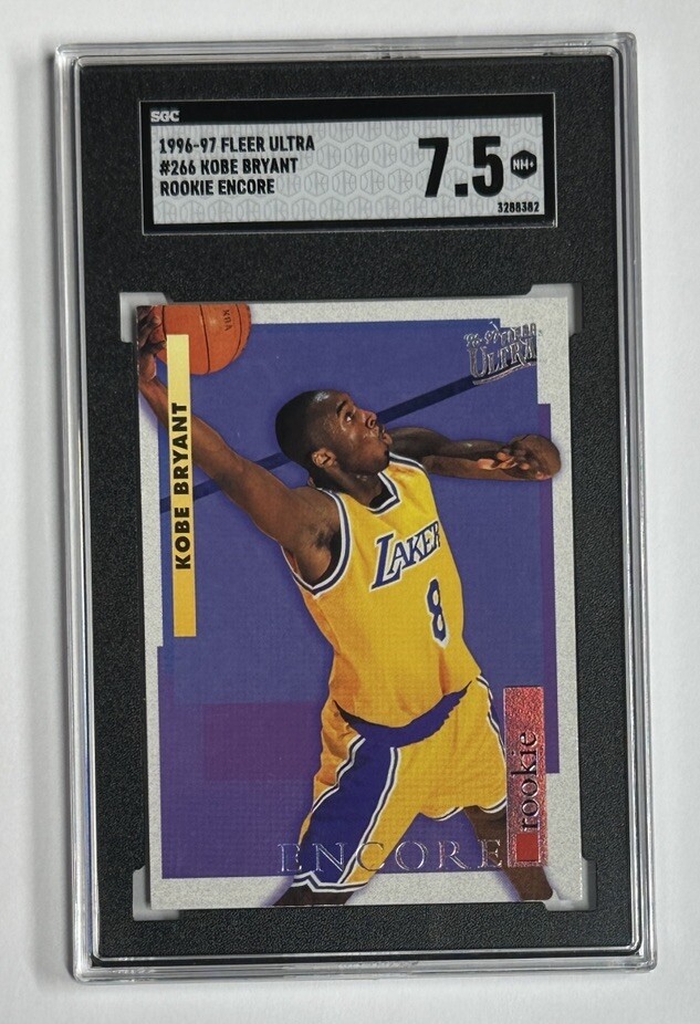 1996-97 Fleer Ultra Encore Kobe Bryant Rookie #266 SGC NM+ 7.5 | eBay