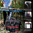 3PCS Tool Organizer Set, 18” Waterproof Tool Bag with Wheels,15 ...