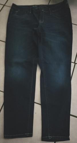 Mossimo Sz 14/32s Midrisr Capri Jegging Power Stretch Darkwash (669) | eBay