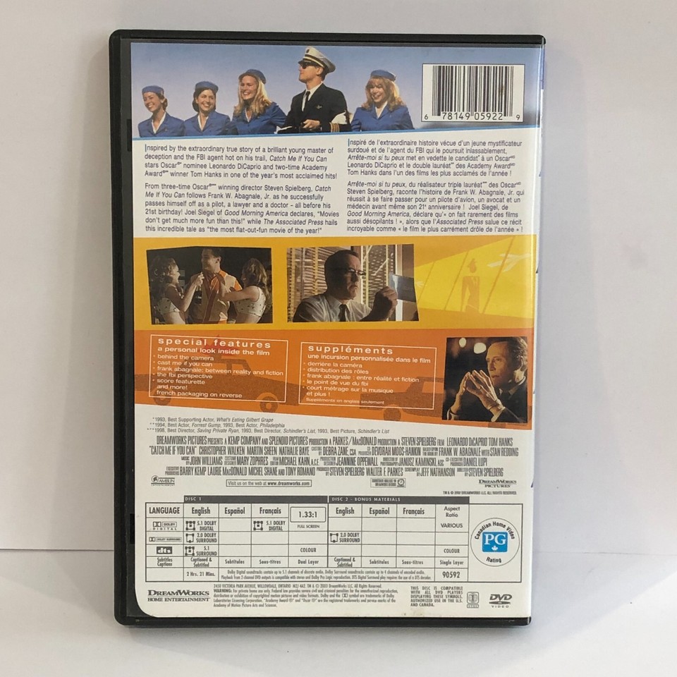 Catch me if you can (2003), DVD | eBay
