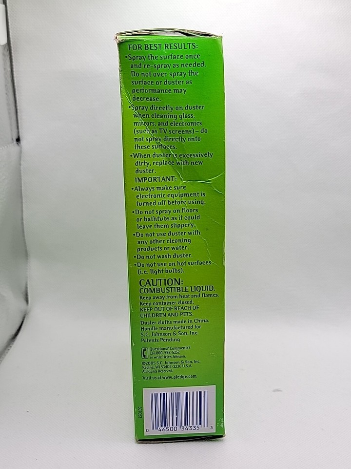 Pledge Duster 1 Handle 1 Multi-Surface Spray 2 Disposable Dusters NEW ...