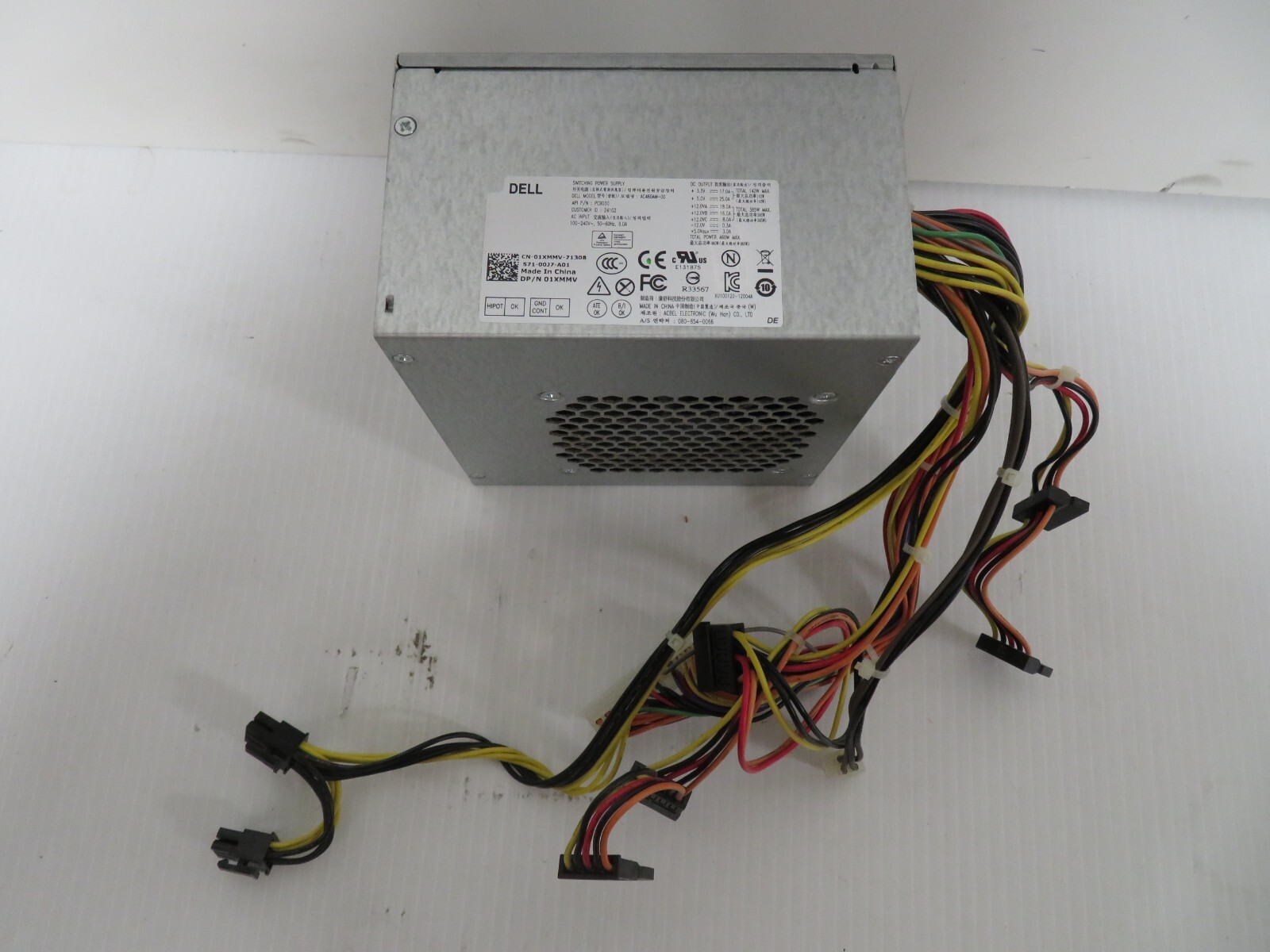 Dell XPS 8900 AC460AM-00 460W 24-Pin 4-Pin 12V ATX Power Supply 01XMMV | eBay