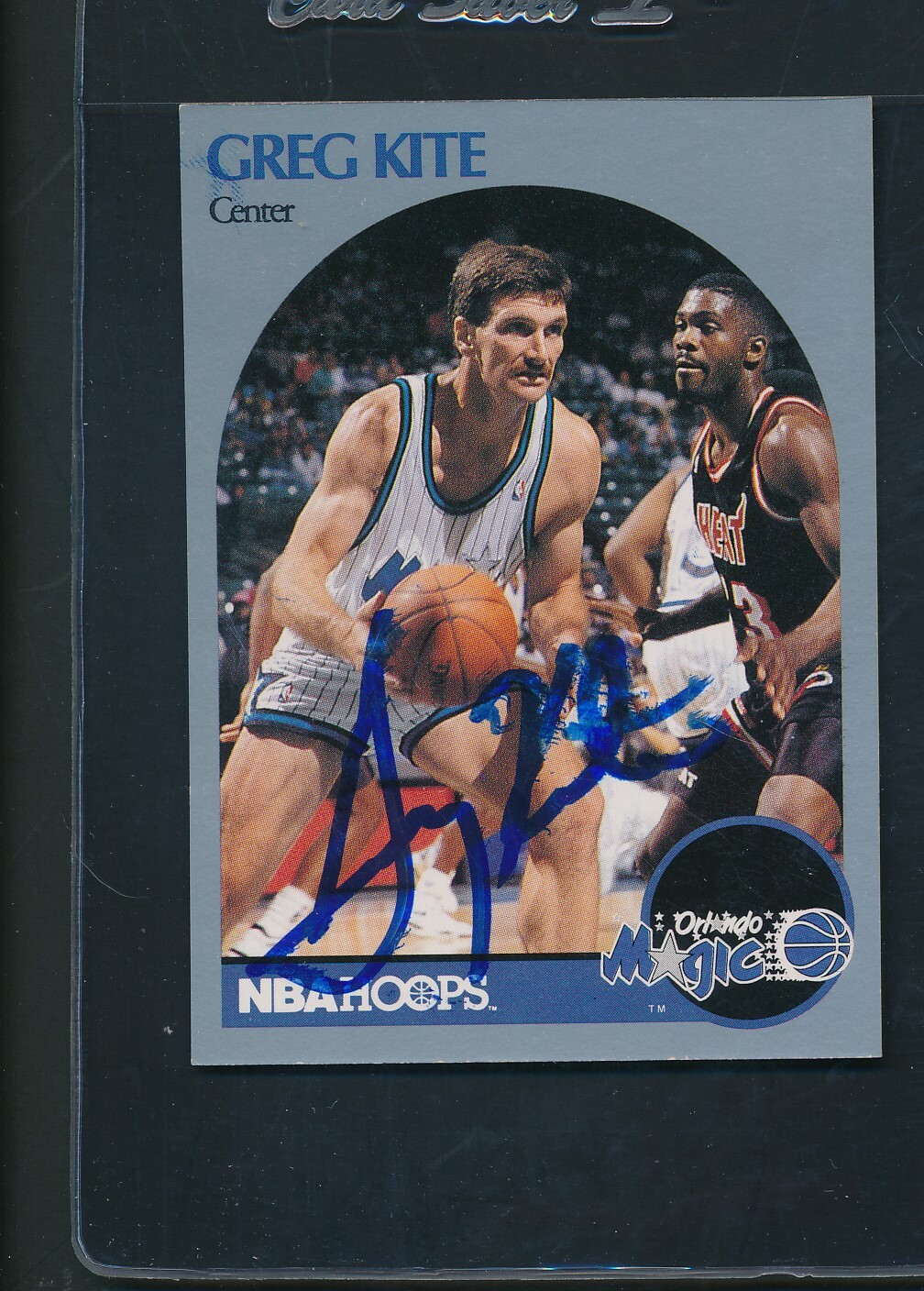1990/91 Hoops #423 Greg Kite Orlando Magic Signed Auto *A1856 | eBay