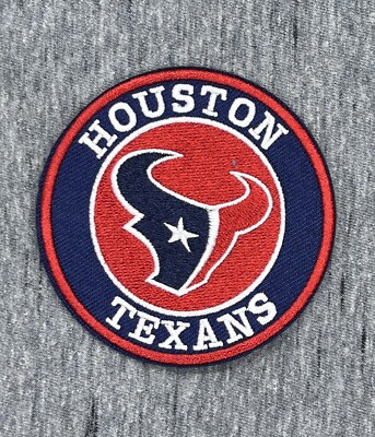 HOUSTON TEXANS EMBROIDERED IRON ON PATCH 3" DIAMETER FREE SHIPPING | eBay