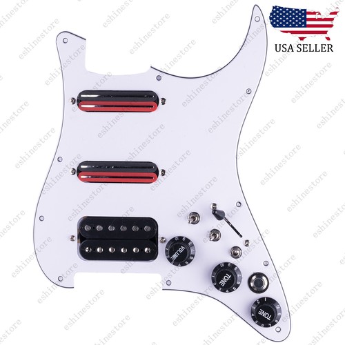 Guitar Hss Loaded Prewired Pickguard with Multi Switches For Strat St ...