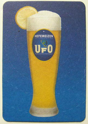 HARPOON IPA, HEFEWEIZEN UFO Beer COASTER, Mat, Boston, MASSACHUSETTS ...