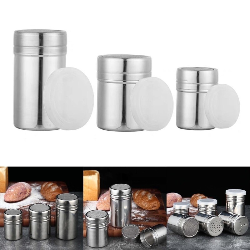 Spices Jar Spices Tins Spices Container with Lid 304StainIess Steel ...