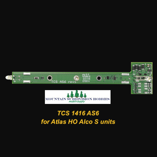 Train Control Systems TCS 1416 AS6 DCC Decoder for Atlas HO ALCO S1 S2 S3 S4 | eBay