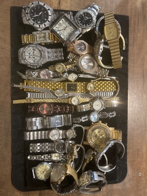 VINTAGE MIX LOT OF WOMEN & MEN WATCHES - NOT WORKING | eBay